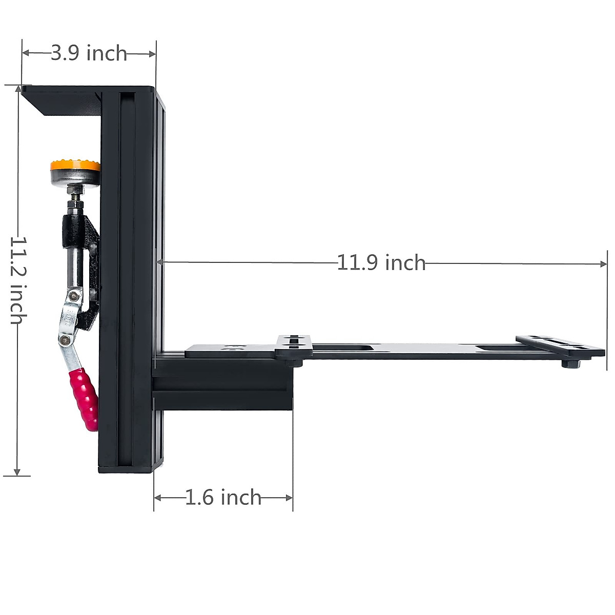 MEZA-Set of 2 Hotas Desk Mounts Joystick Mount Compatible with Logitech G X52/X52 Pro/X56/X56 Rhino/Thrustmaster T.16000M FCS/TCA Officer Pack Airbus Hotas Mount