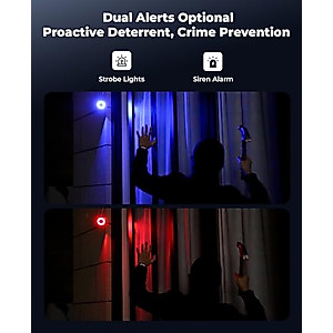 NAPCAT 4K PoE Security Camera System, F1.0 Color Night Vision, 130° Wide Angle, Spotlight, AI Detection, NVR with 2TB HDD, 4Pcs 8MP IP67 PoE IP Outdoor Wired Home Security Cameras (N2814)