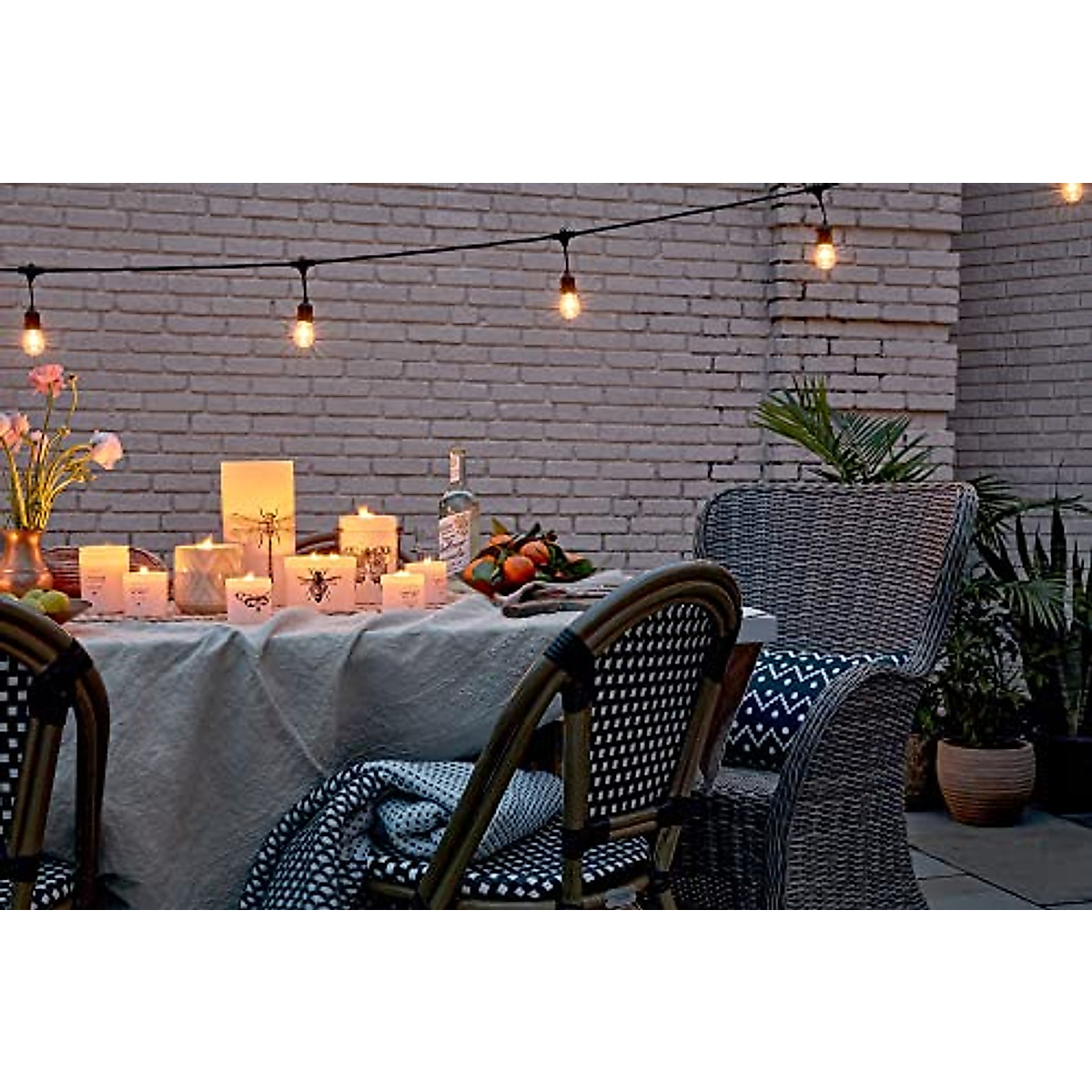 Skeem Design Sea Salt Citronella Triple Wick Candle Outdoor Candle - Soy Wax - Made in USA - 80 Hour Burn Time