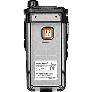 (2nd Gen) TIDRADIO H8 GMRS Handheld Radio with Bluetooth Programming, Repeater Capable, NOAA Weather, Dual Band Long Range Two Way Radios, Walkie Talkies with 2500mAh Rechargeable Battery-2Pack