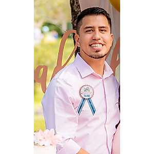 Daddy to Be Pin Twinkle Little Star Baby Shower Pin for dad to wear, Pink & Blue, It's a Girl, It's a Boy Baby Sprinkle