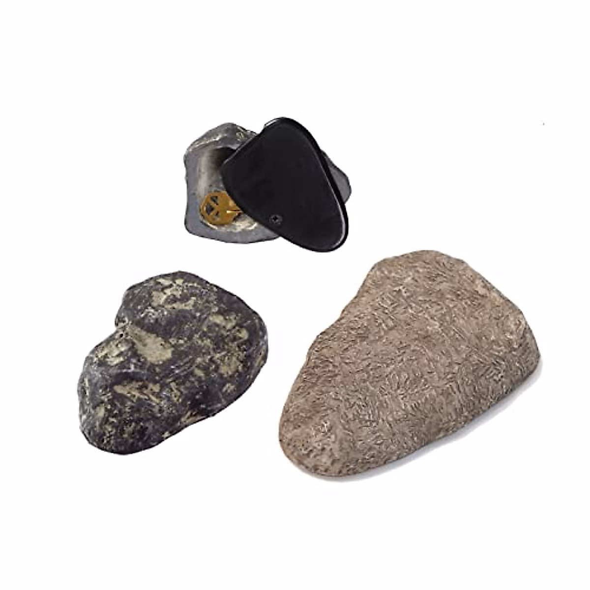 Rock Key Hider, Cash Hider, Medium, Pack of 1, Brown or Gray (90601)