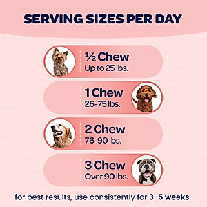 Hip and Joint Chews for Dogs | Dog Glucosamine Chews for Comfort & Mobility with Chondroitin MSM & Turmeric | Dog Joint Supplement for All Ages & Sizes | NASC Certified & Made in The USA | 90 Chews