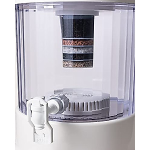 VG Water Mineral Purifier System Filter| Capacity 22 LTS. | at Home Water Filter That Purifies Water, for Drinking Water Dispenser| Countertop Alkaline and Mineral Water Filter