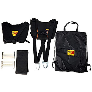 Nielsen Products Shoulder Dolly 3500 Heavy Duty Pro Lift - Padded 2-Person Lifting and Moving System For Professional Movers, Delivery Teams, Industrial and Construction Workers , Black - HD3500