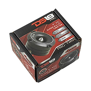 DS18 PRO-TWN1 - Titanium High Compression Neodymium Slim Super Bullet Tweeter 1" 240W Max 120W RMS with Built in Crossover Tweeters are The Best in The Pro Audio and Voceteo Market (1 Speaker)