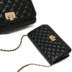Time Pawnshop Women Shoulder Bag Quilted Crossbody Purse Designer Lattice Leather Chain Bag