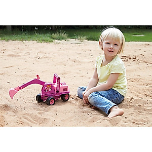 Lena Eco Active Princess Pink Toy Excavator Truck is a Eco Friendly BPA and Phthalates Free Toy Manufactured from Premium Grade Resin and Wood