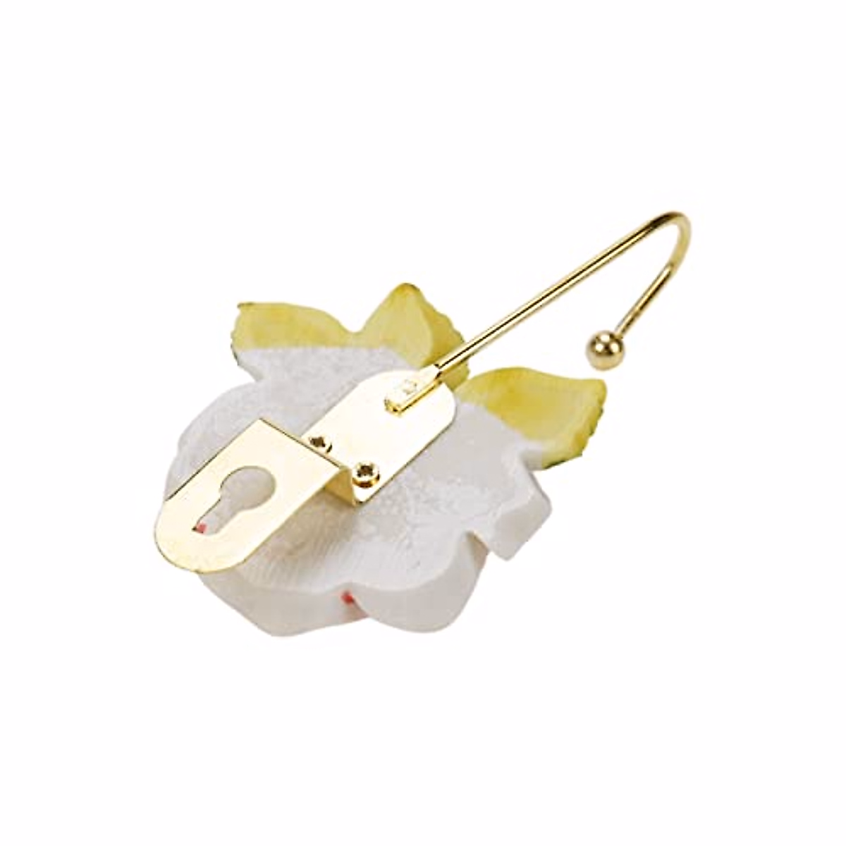 Wealrit 2 pcs Rose Wall Hooks,Wall Mounted Towel Hooks,Decorative Robe Hook,Heavy Duty Coat Hooks for Coat Scarf Bag Cap Hat,Pink