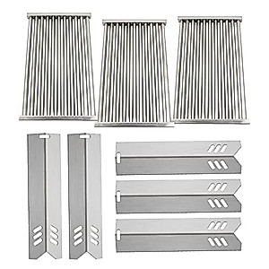 Kalomo Grill Grates Replacement Grill Heat Plates Shield BBQ Gas Grill Replacement Parts Outdoor for Dyna-Glo DGF510SBP, DGB515SDP-D,Backyard BY13-101-001-13,BY14-101-001-04, Uniflame GBC1059WB, BHG
