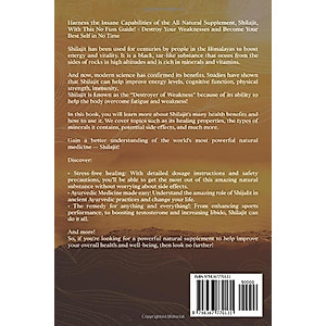 Shilajit Complete Guide: Discover how the Ayurvedic ´Destroyer of Weakness´ will help you improve your memory, energy, libido, looks, immune system and overall mental and physical health.