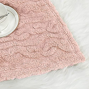 Baby Blanket for Girls Toddlers 3D Fleece Fluffy Fuzzy Blanket for Baby, Soft Warm Cozy Fleece Blanket, Infant or Newborn Receiving Blanket (30x40inch, Pink)