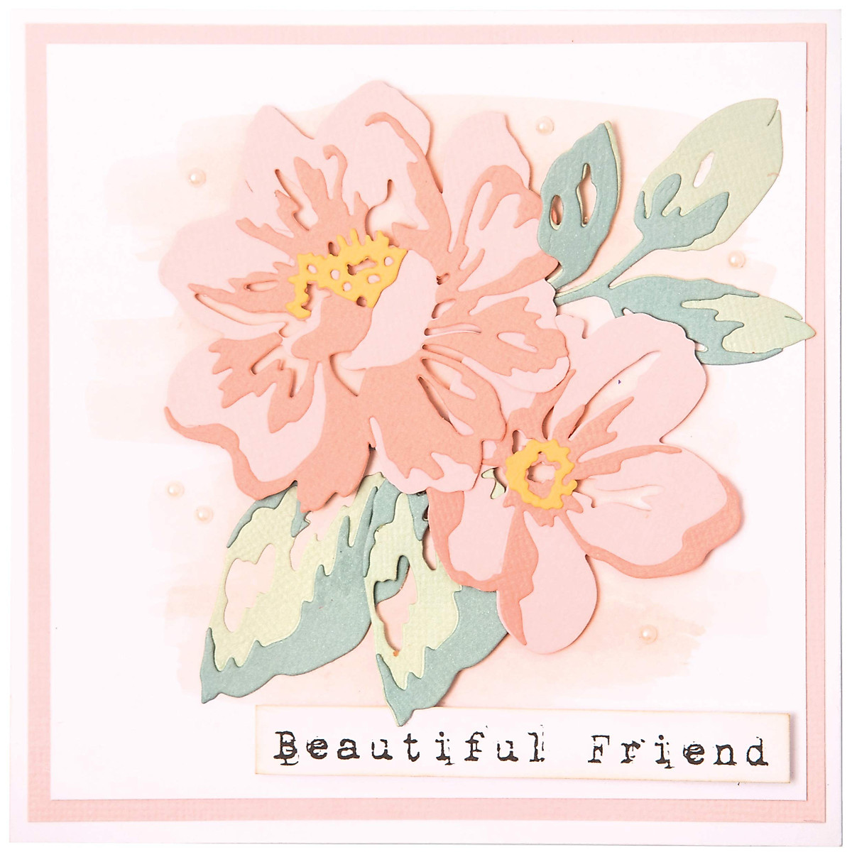 Sizzix Thinlits Die Set Layered Water Flower, Multicolor