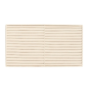 WOLF VAULT Tray Ring Insert, Beige - Includes 28 Ring Rolls - Stackable - Anti-Tarnish LusterLoc Lining - Prevents Jewelry Discoloration + Tarnishing