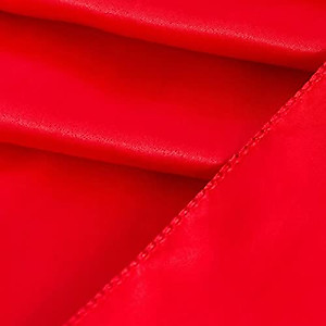 SSYAQRA Red Table Runner Satin - 2Pack 12x108inch Red Runners for Tables Wedding Table Runners Red Runner Bright Silk Smooth Fabric for Wedding Birthday Party Christmas