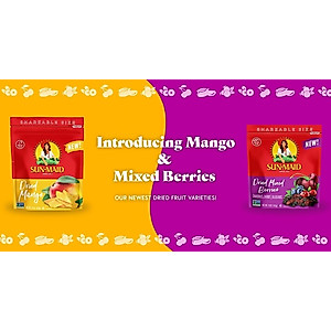 Sun-Maid Dried Mixed Berries - 15 oz Resealable Bag - Cranberries, Cherries, and Blueberries - Dried Fruit Snack for Lunches, Snacks, and Natural Sweeteners