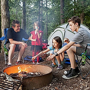 Trail Saver Pepper Spray for Hiking, Camping & Frontiersman - Police Grade Strength - Safety Package w/Compass, LED Light, Safety Whistle, Carabiner & Heavy Duty Metal Belt Clip (Green)