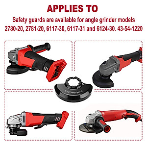 For Angle Grinder 43-54-1220 5" Type 27 Wheel Blade Guard 2780-20, 2781-20, 6117-30, 6117-31, 6124-30