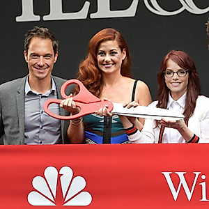 Red Ribbon Cutting Ceremony Kit – 25" Giant Scissors for Ribbon Cutting Ceremony Kit Giant Ribbon Cutting Giant Scissors Ceremony with Red Ribbon Grand Opening Ribbon and Scissors for Special Events