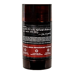 Dr. Squatch Natural Deodorant for Men – Odor-Squatching Men's Deodorant Aluminum Free - Bay Rum 2.65 oz (1 Pack)