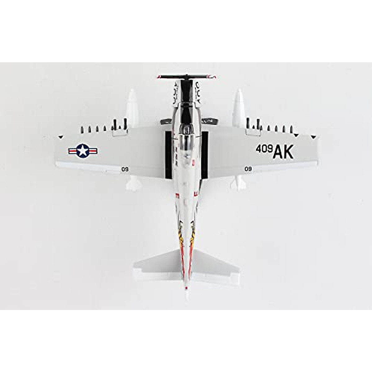 Daron Postage Stamp A1H SkyRaider 1/110 Papoose Flight PS5364-3, White