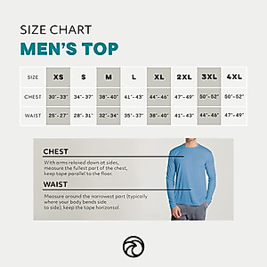 Vapor Apparel Men's Marlin Fish Flag Solar Outdoor UPF 50+ Long Sleeve T-Shirt, UV Sun Protection for Fishing, Running, Hiking, Columbia Blue, Large