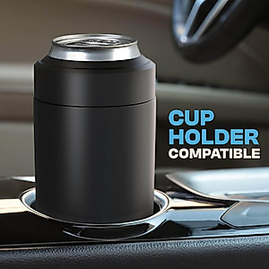 Frost Buddy Universal 2.0 5 Sizes in 1 Insulated Can Cooler - Stainless Steel Can Cooler for 12 oz & 16 oz Regular or Slim Cans & Bottles - Stainless Steel (Cotton Candy)