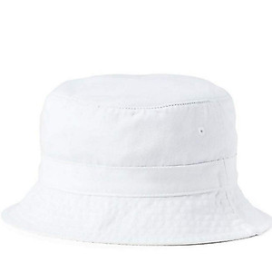 Ralph Lauren Polo Mens Cotton Bucket Hat (L/XL, White)