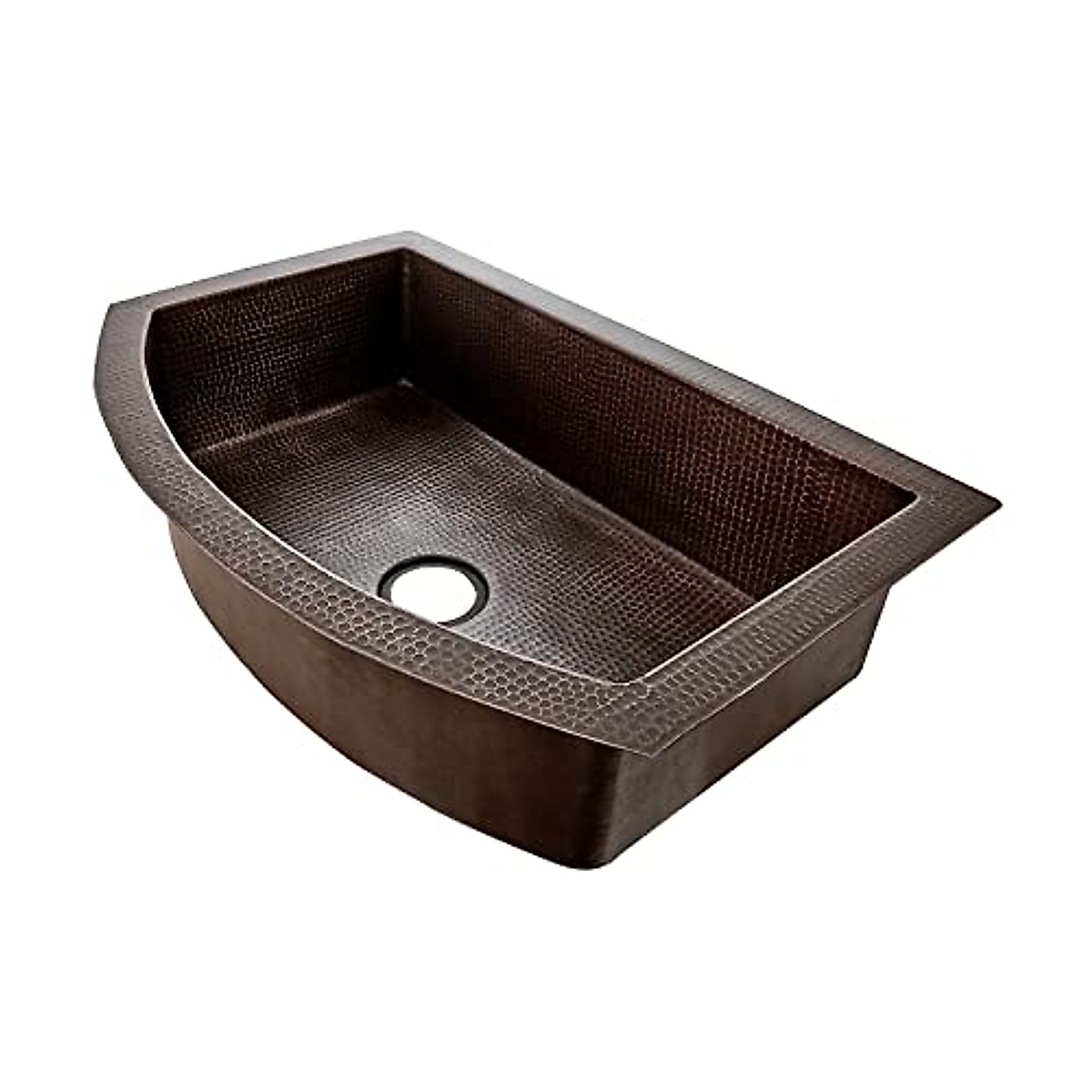 Copper Round Front Kitchen Sink