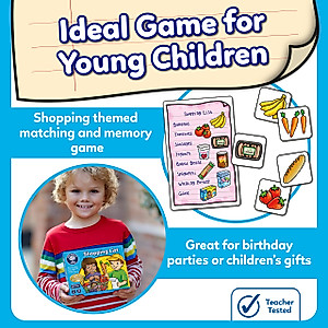 Orchard Toys Shopping List - Educational Memory Game - Age 3-7 - Perfect For Home Learning