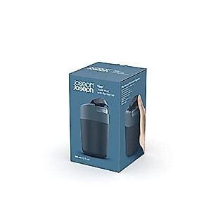 Joseph Joseph Sipp™ Travel Coffee Mug with Flip-top Cap - 340 ml (12 fl. oz) - Blue