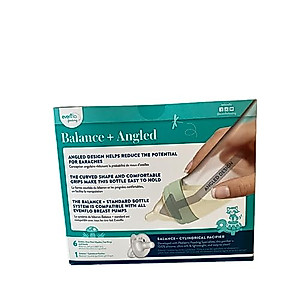 Balance + Angled Standard Neck Bottle 5oz 6pk with Balance + Pacifier Sample