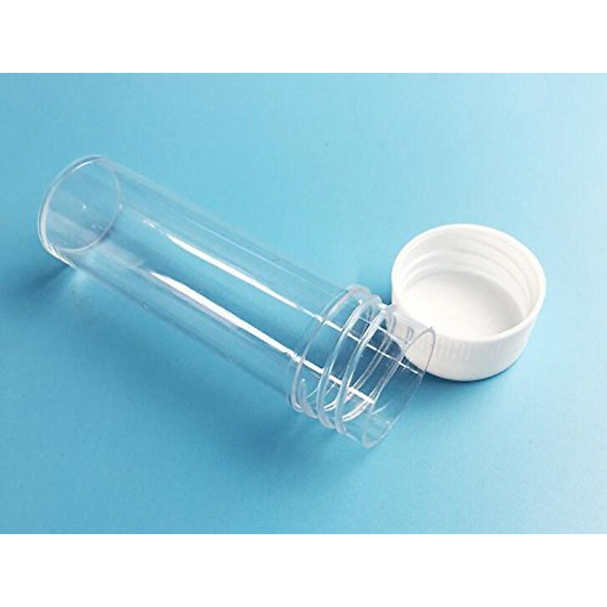 erioctry 25ml Plastic Containers Tubes Vials Sample Container with Screw Cap Storage Containers (Pack of 12)
