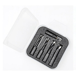 Hopson Tools Solid Carbide Bit for Domino Jointing Machines Cutter Set Includes 5 Solid Carbide Bits with Diameters of 4mm,5mm,6mm,8mm and 10mm, 5Pcs