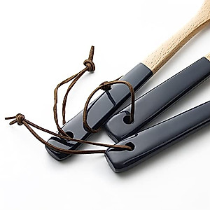 Wooden Spoons for Cooking Set for Kitchen, 12 Inch Large Non Stick Cookware Tools Includes Wooden Spoon, Fork, Slotted Turner, Premium Quality Housewarming Gifts Wooden Serving Utensils