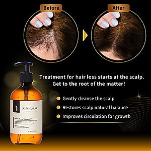 SIROLÉON Biotin Shampoo and Conditioner Set for Thinning Hair and Hair Loss, Hair Thickening Formula with Saw Palmetto Extract & Natural Smelling, For Men and Women, Silicon Free, 16.9 fl oz