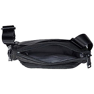 TUMI Alpha Pocket Bag Small - Travel Crossbody Bag - Shoulder Bag for Men & Women - Small Bag to Hold Your Everyday Essentials - Crossbody Satchel for Men and Women for Travel or Commutes - Black