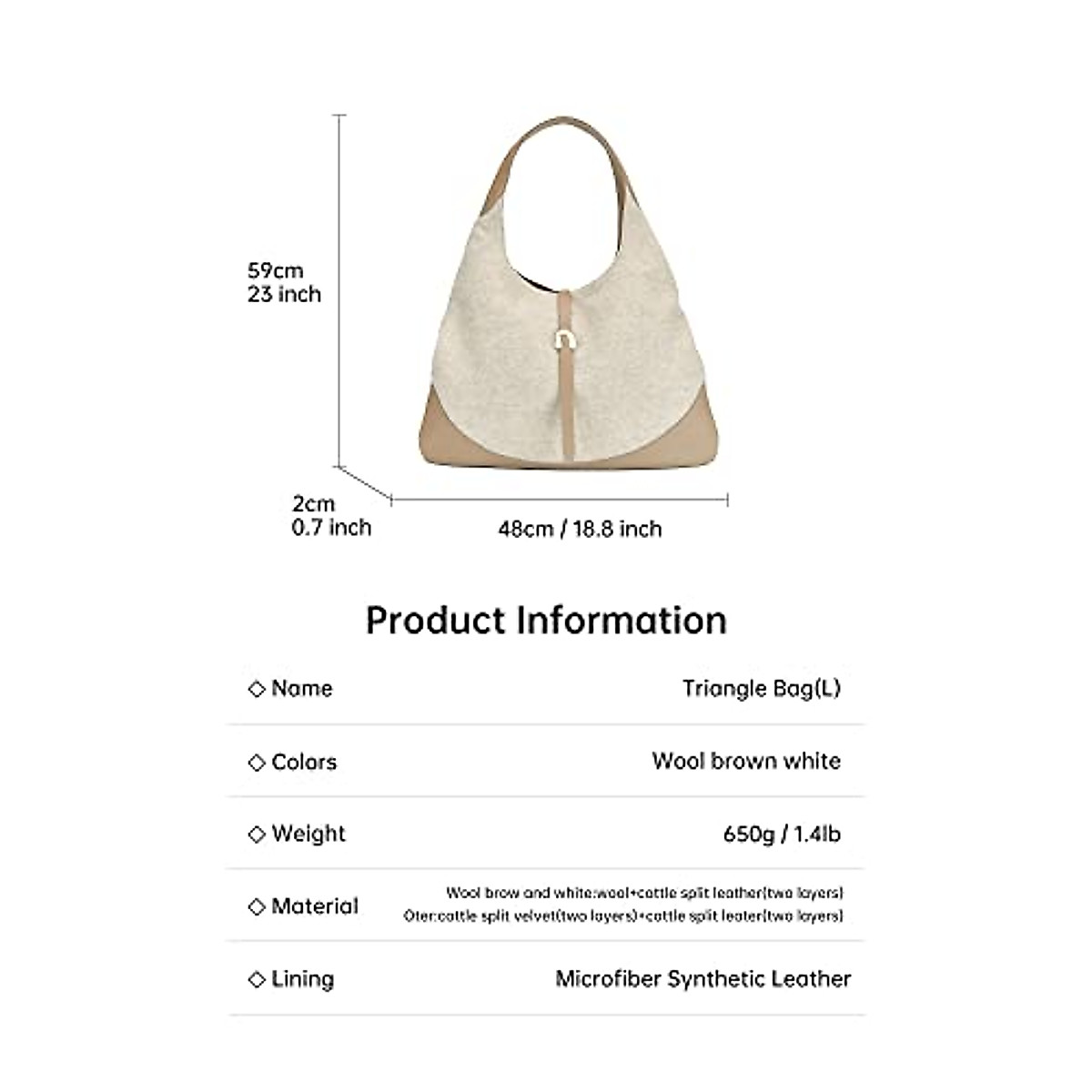 Amazing Song Leather Hobo Bag for Women, Shoulder Tote bag Soft Luxury Leather Genuine Designer Handbag with Inner Purse