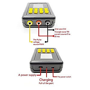 LONNYS Signal Generator Pulse Signal Source Sine and Trianglar Waves Modes Adjustment Current Voltage Adjustable Device