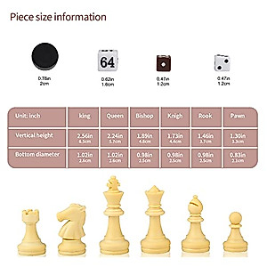 SIMPLEWIN Magnetic 3 in 1 Chess Checkers Backgammon Set, Magnetic Chess Travel Magnet Chess with Folding Case