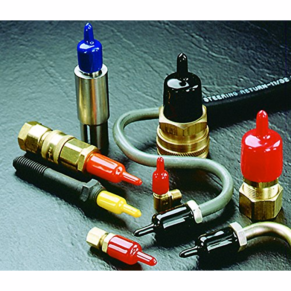 Caplugs 99394194 Plastic EZ Pull Tab Cap EZ-615-12, Vinyl, Cap ID .615" Length .125", Black (Pack of 50)