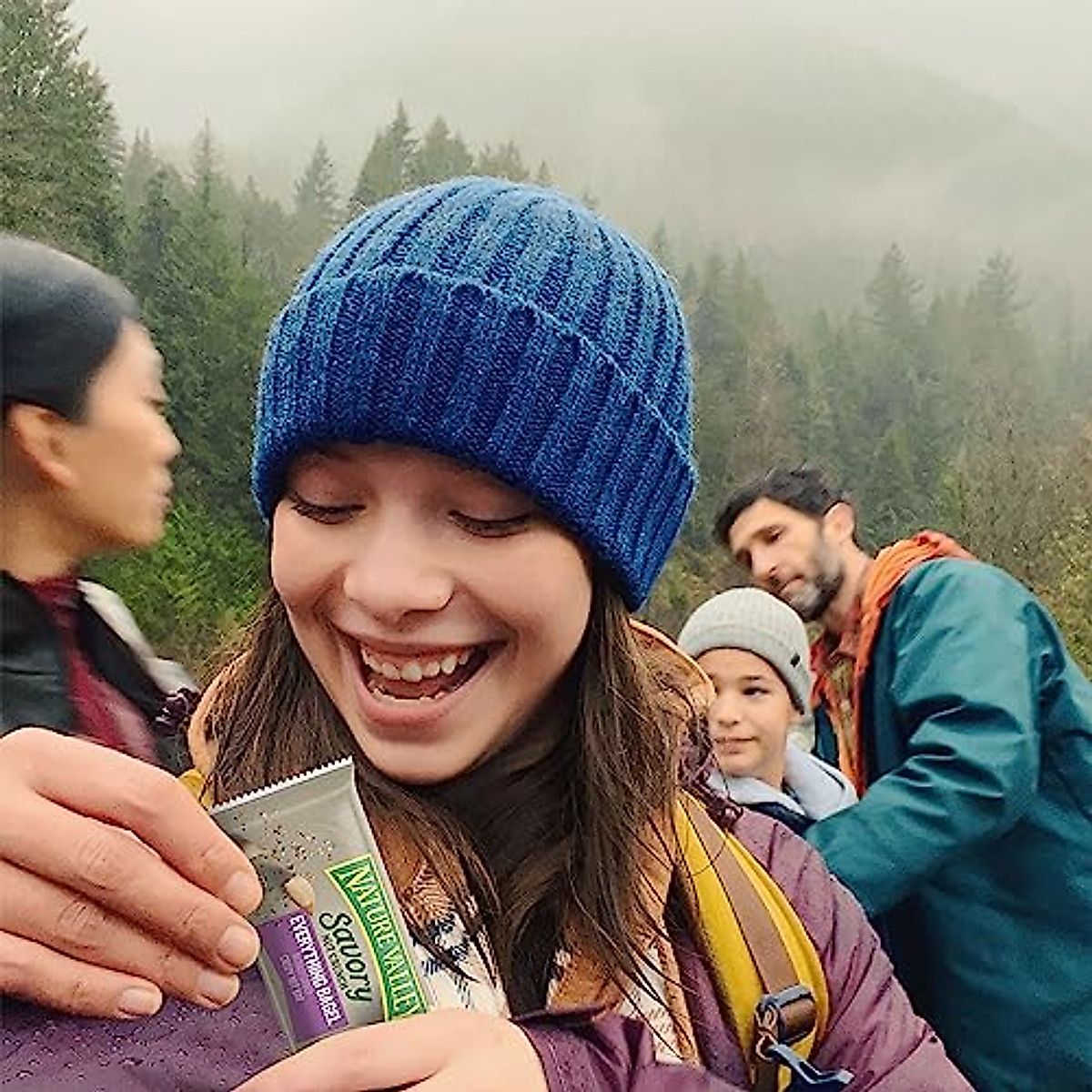 Nature Valley Savory Nut Crunch Bars, Everything Bagel, 0.89 oz, 5 bars