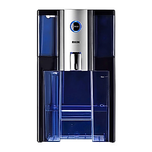 AlcaPure Reverse Osmosis Countertop Water Filter by RKIN with Patented High Capacity 4 Stage Technology: Purified Alkaline Water with Superior Taste. No Installation or Assembly Required. Space Black