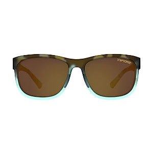 Tifosi Optics Swank XL Sunglasses (Blue Tortoise, Brown Lens)