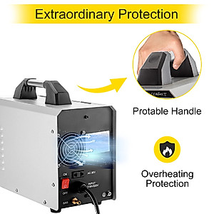 VEVOR MIG TIG MMA Welder 200A Welding Machine 6 in 1 Combo Aluminum Welding Machine 110/220V Portable Flux Core Welder Automatic Wire Feeding Wire Dia. 0.68-1.0 MM w/1 KG Welding Wire Stick Welder