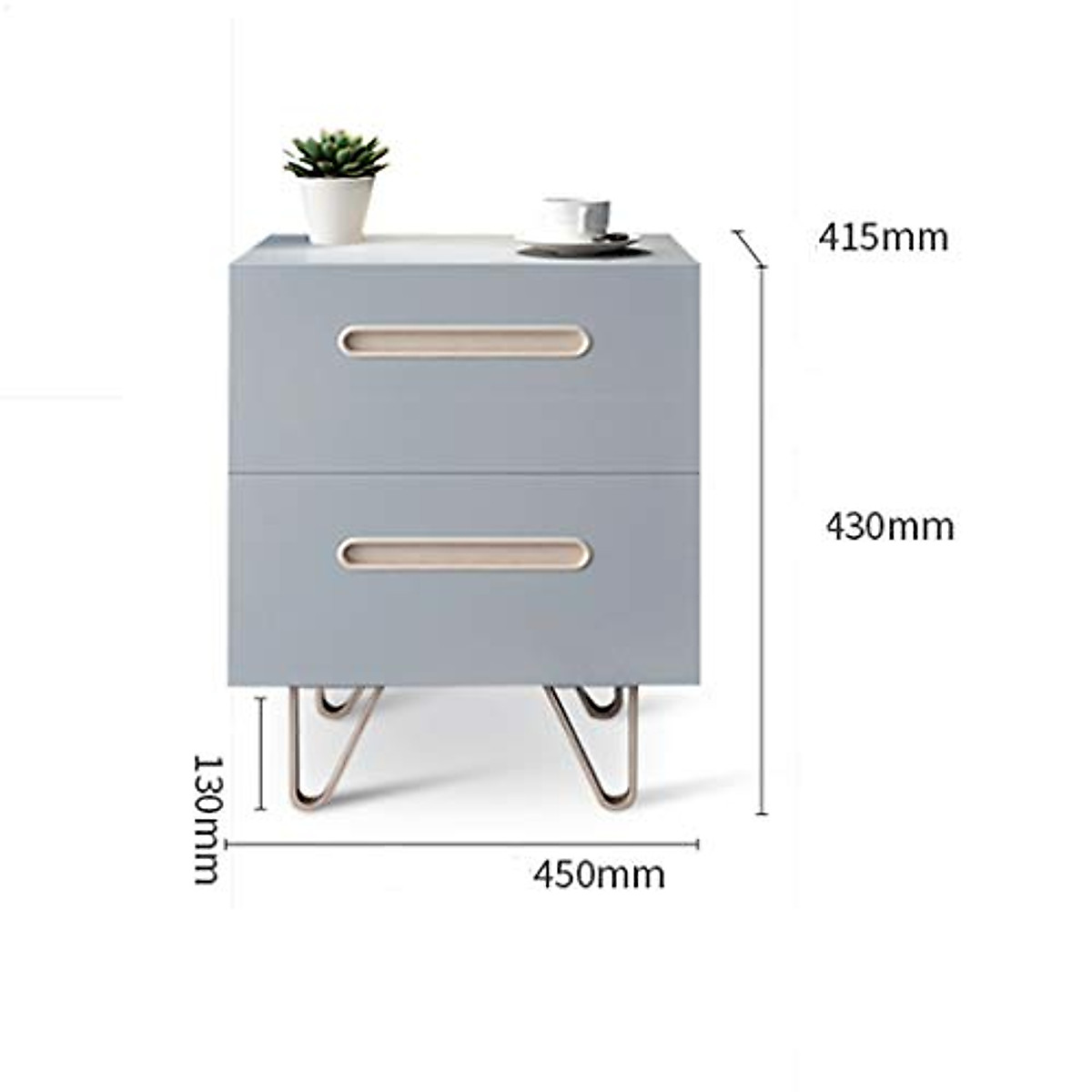SJYDQ Nightstand, Small End Table for Bedroom, Bed Side Table with Drawers, Bedside Table Accent Table