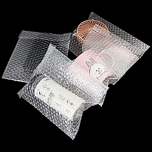 Generic Clear Self-Seal Bubble Out Bags,20 Pack Double Walled Bubble Clear Wrap Pouches for Moving, Packing, Shipping, Mailing and Storage,12x12 Inch