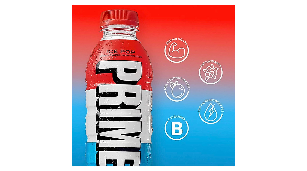 Prime Hydration ICE POP Drink - Electrolytes, BCAAs & Vitamins