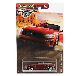 Matchbox Limited Edition Mustang Series Release Set of 3 Diecast Vehicles with a Coupe, Convertible, and Police Cruiser