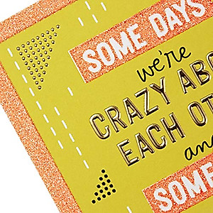 Hallmark Funny Love Card, Crazy (Romantic Valentines Day Card, Anniversary Card or Birthday Card)